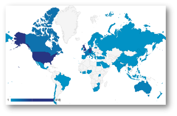 Our global community - COUNTER Metrics
